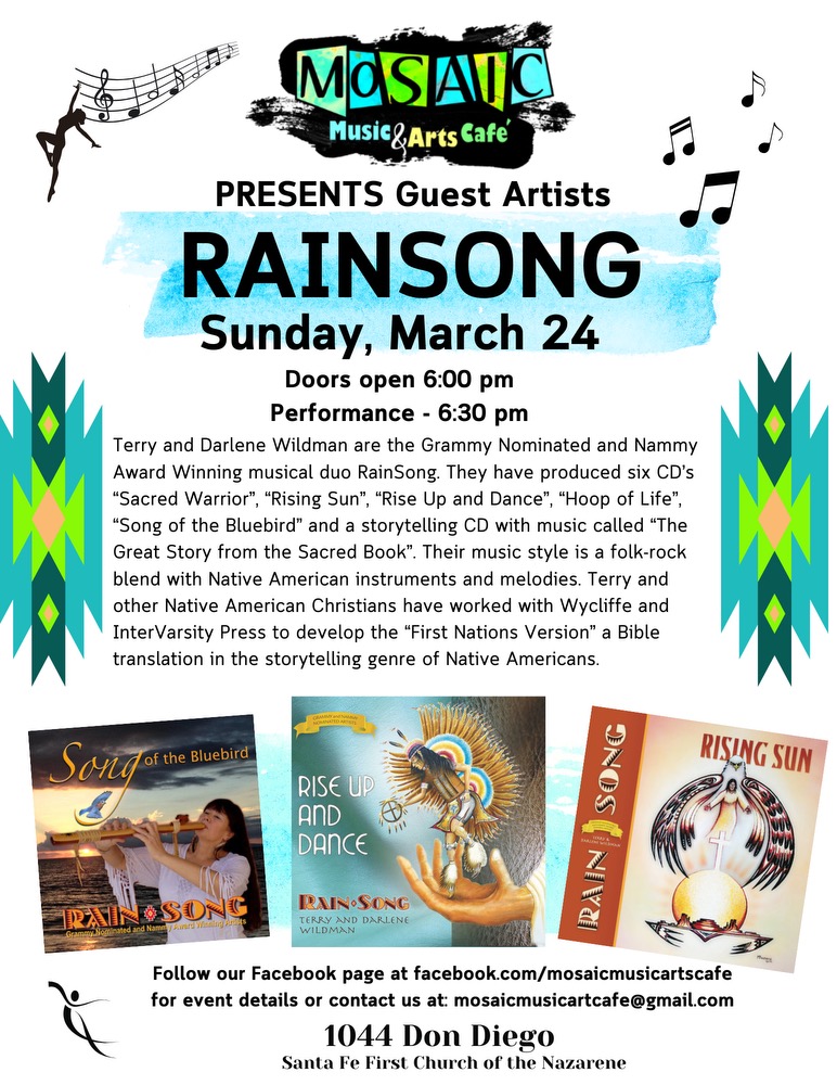 RainSong at MOSAIC Music and Arts Cafe, Santa Fe, New Mexico, March 24 ...